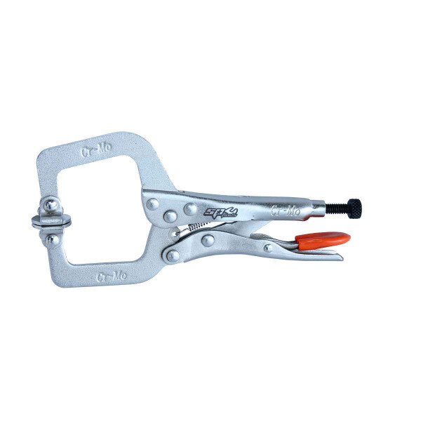 6" LOCKING C-CLAMP PLIERS - SWIVEL PADS